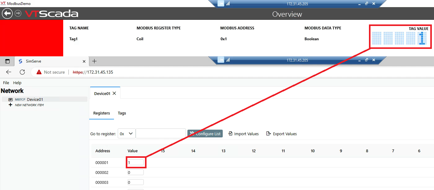 Connect VTScada to Modbus Device Using Device Simulator - SCADAmatic