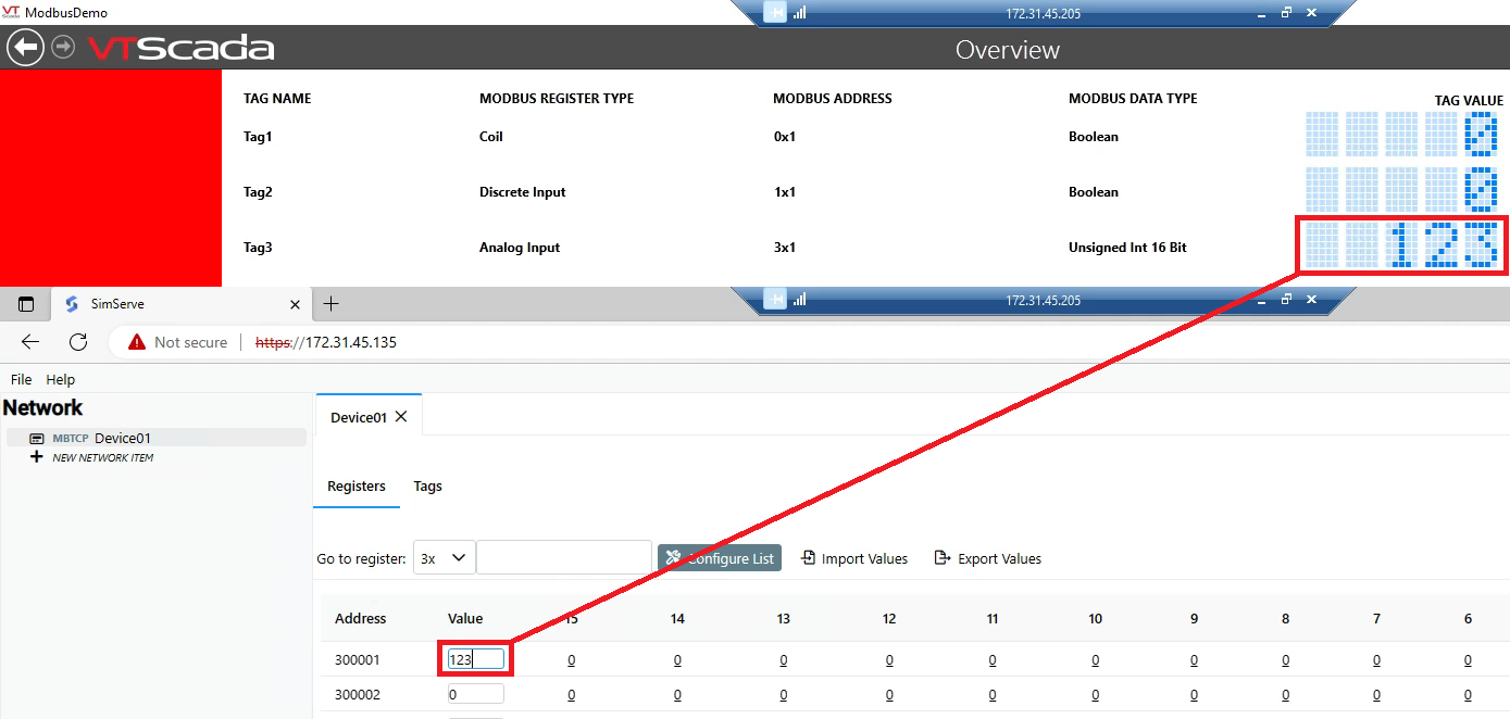 Connect VTScada to Modbus Device Using Device Simulator - SCADAmatic