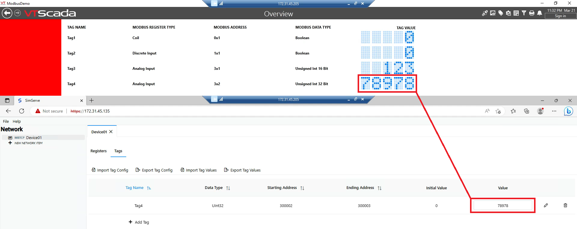 Connect VTScada to Modbus Device Using Device Simulator - SCADAmatic